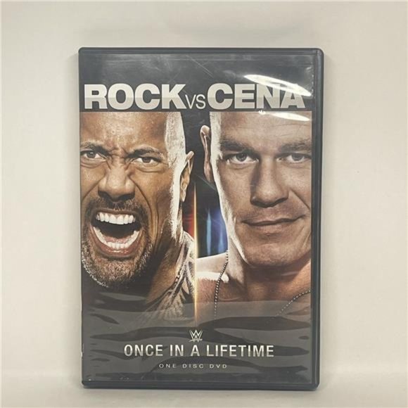 Media | Wwe Rock Vs Cena 1disc Dvd John Cena Dwayne Johnson Wwf Pro ...
